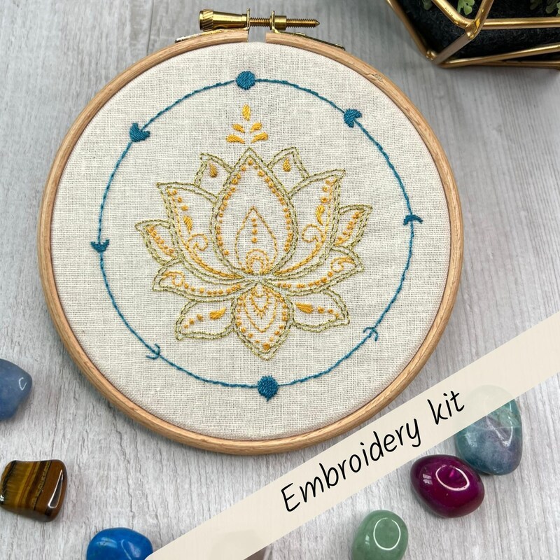 Hand Embroidery Kit - Etsy