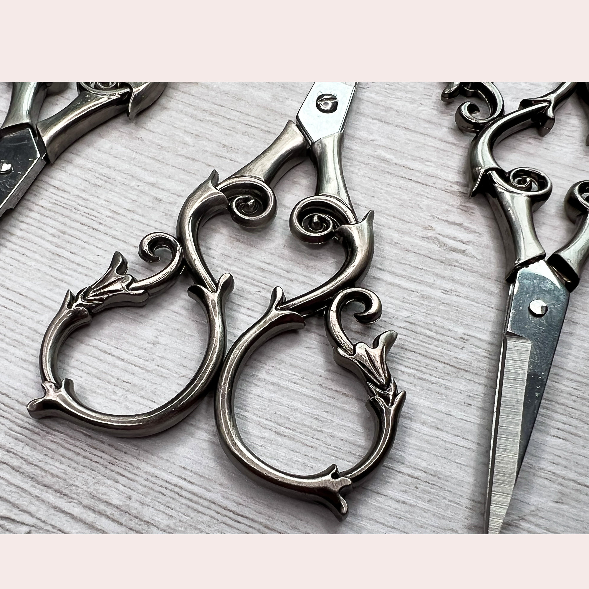 Antique Style Silver Embroidery Scissors Crafting Scissors - Etsy