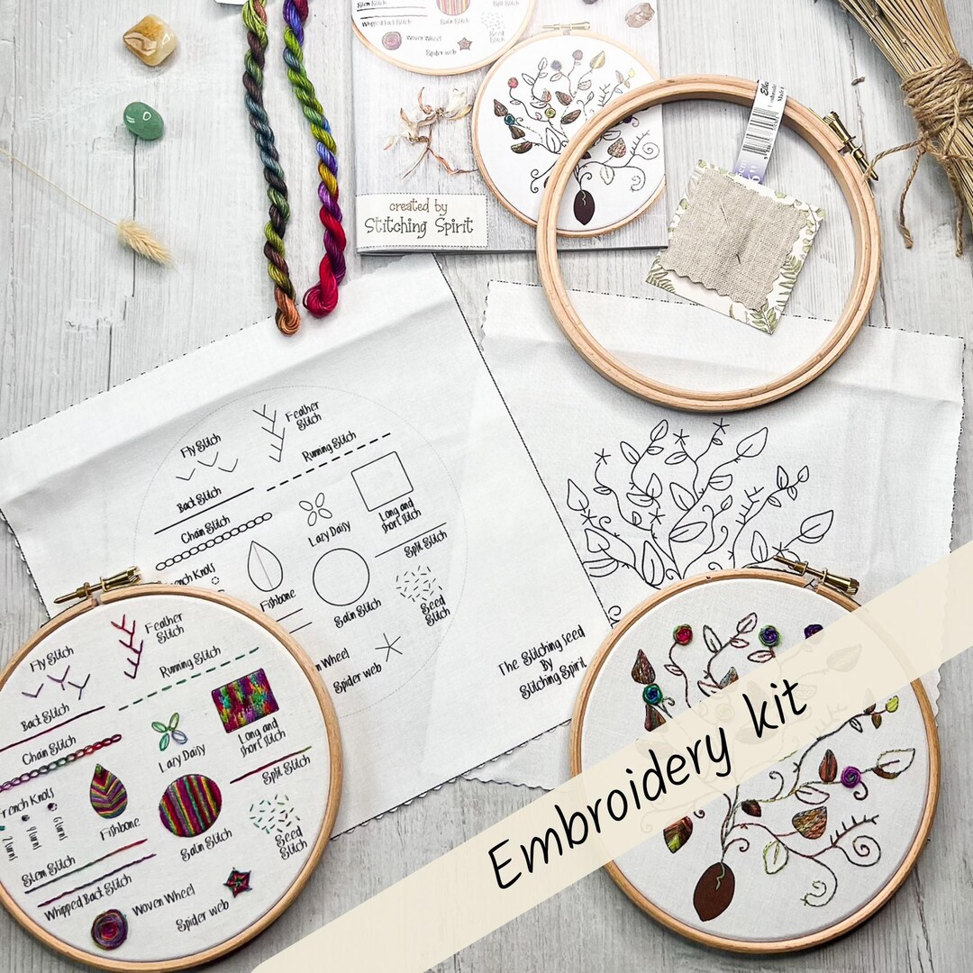 Beginner Embroidery Kit - Etsy