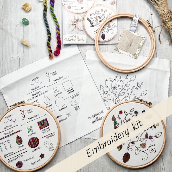 Beginner Embroidery Kit - Etsy