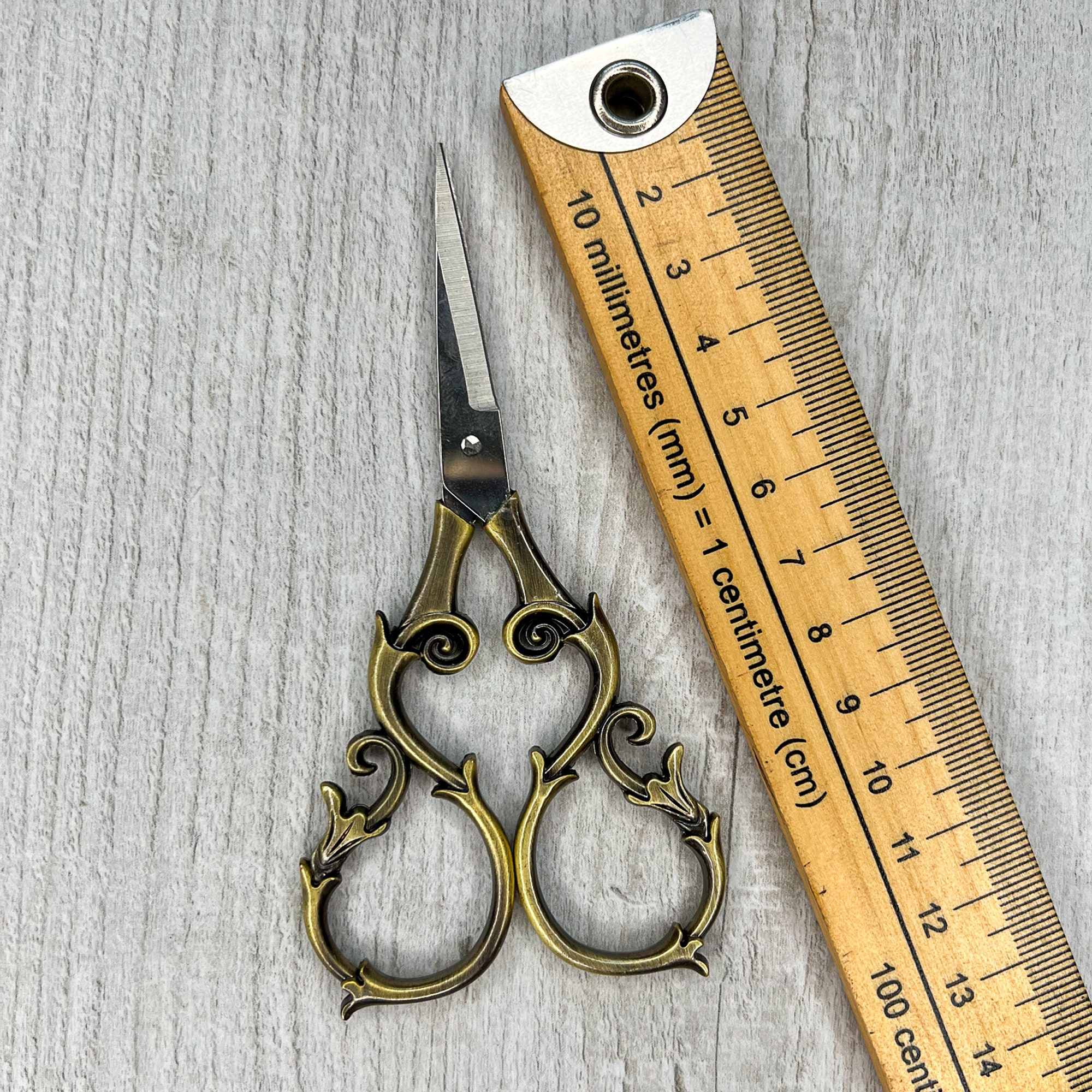 Antique Style Gold Embroidery Scissors Crafting Scissors - Etsy