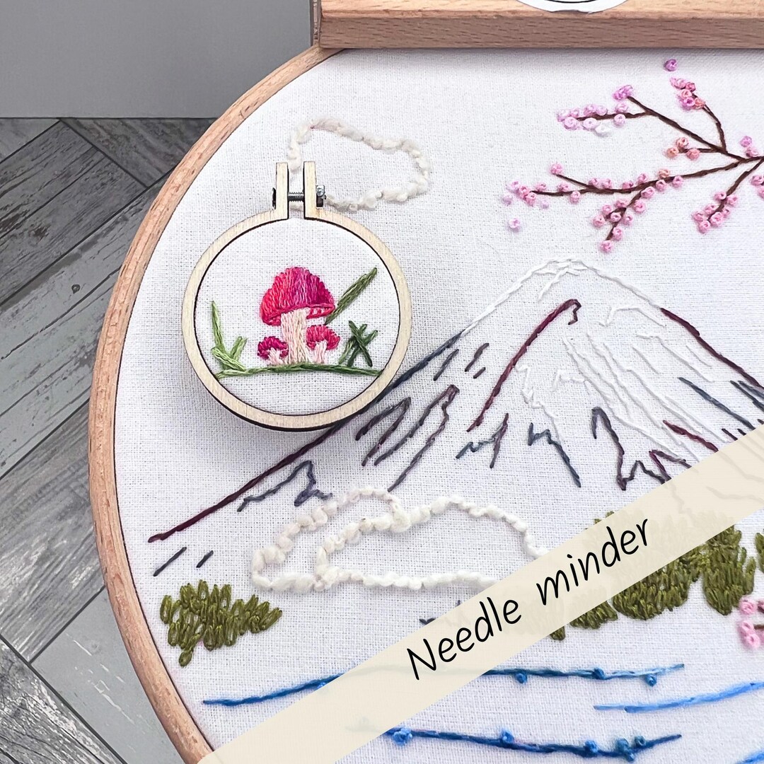 Hand Embroidered Needle Minder | Needle Minder | Magnet | Easy Grip ...