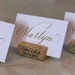 Handwritten Place Names Gold Calligraphy Wedding Place Cards Gold Ink ...