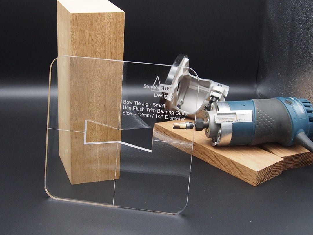 Precision Crafted Woodworking Router Jigs for Making Dutchman Joints ...