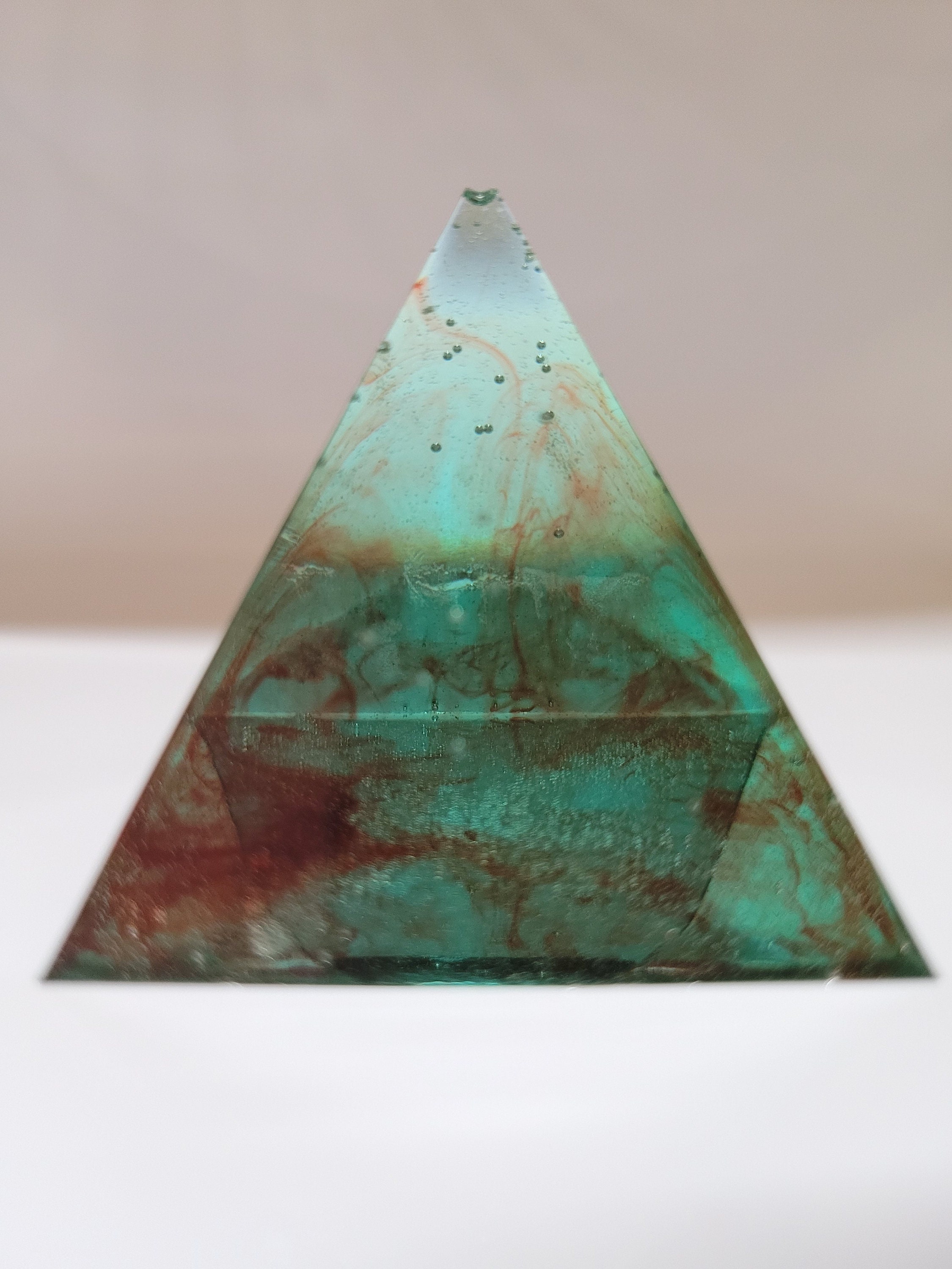 Mini Emerald Pyramid | Etsy