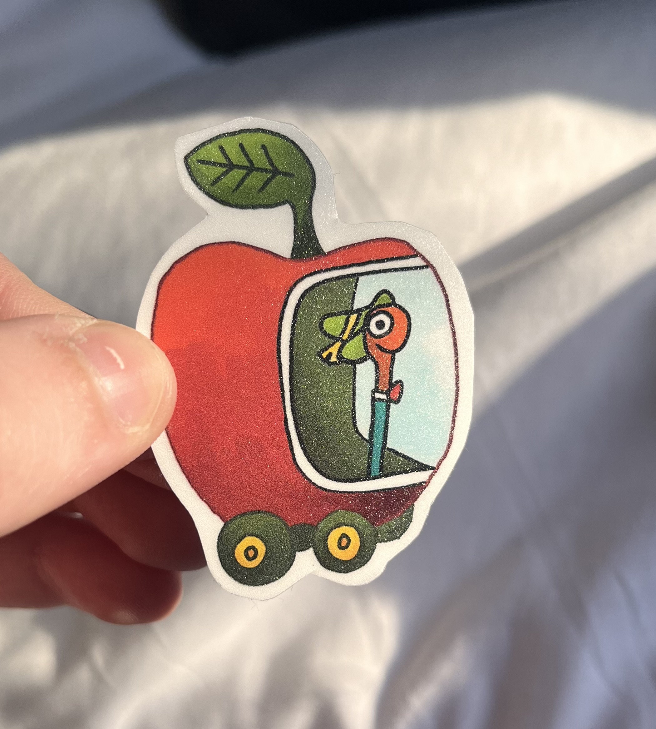 Lowly Worm Matte Sticker - Etsy