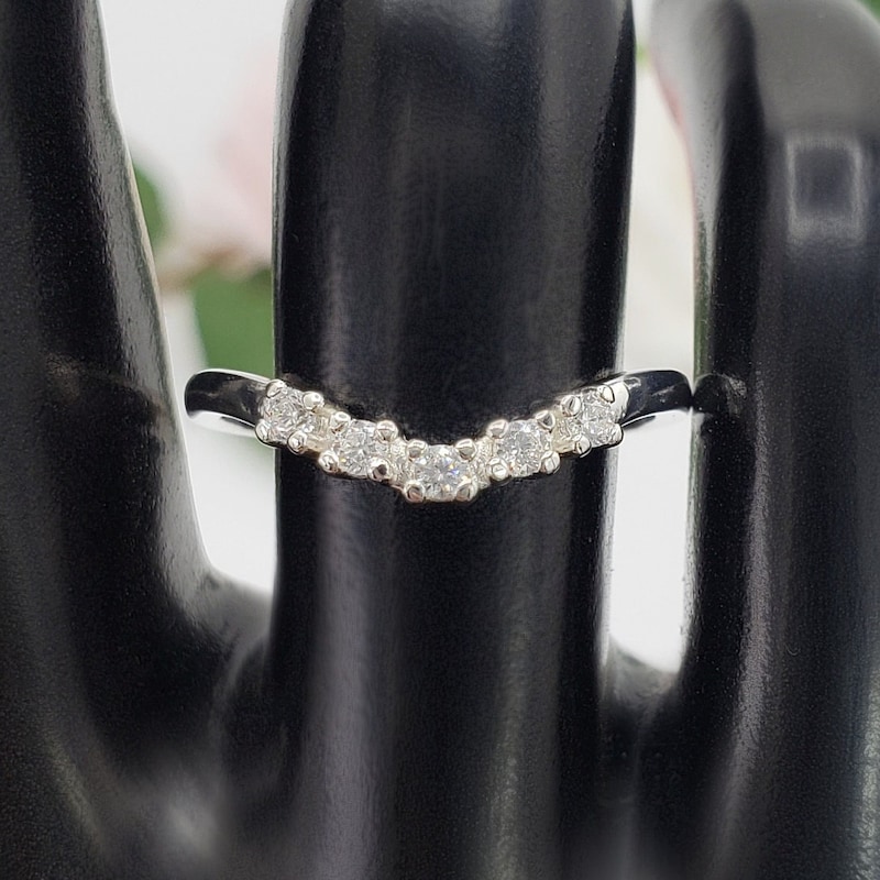 Contour Wedding Band - Etsy