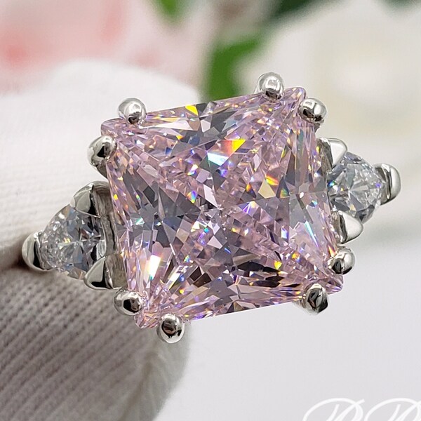 Pink Cz Ring - Etsy