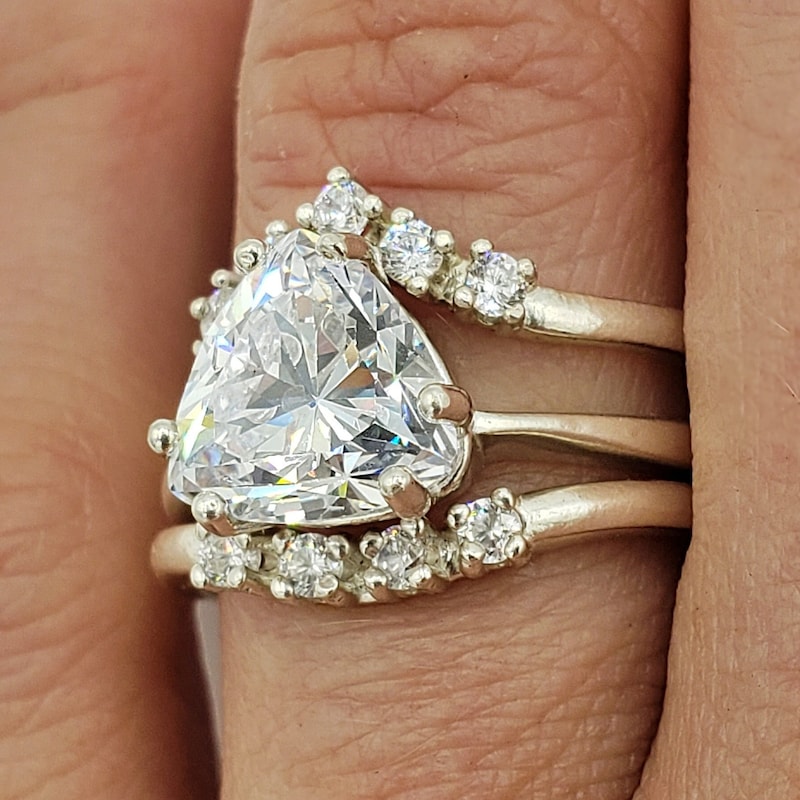 Trillion Ring - Etsy