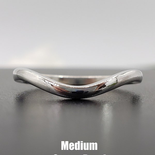 Contour Wedding Band - Etsy