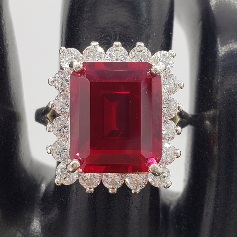 Emerald Ruby Ring - Etsy