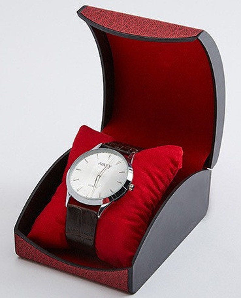 Luxury Watch Box | Bracelet Box With Cushion | Red Color Watch ...