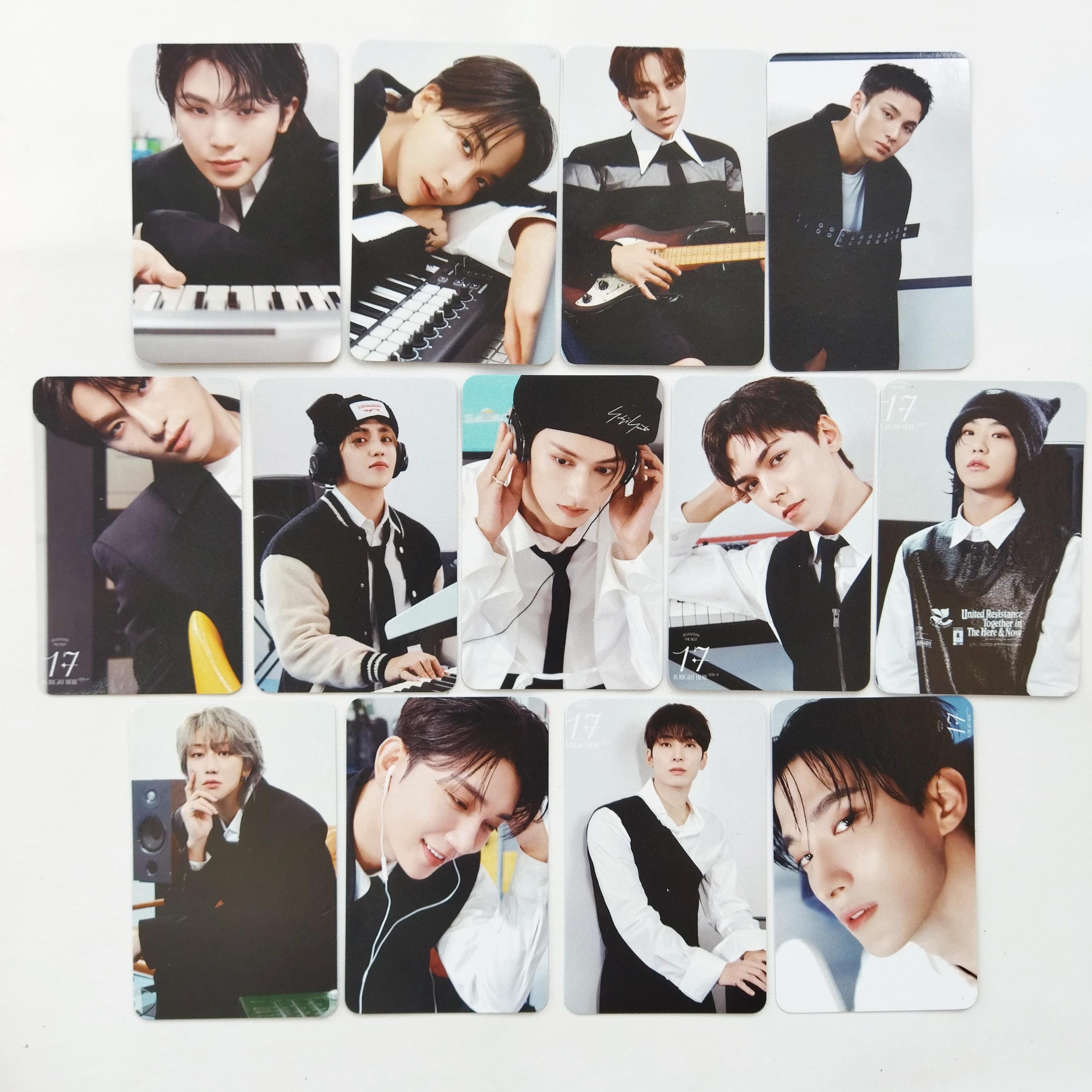 SEVENTEEN BEST ALBUM 17 is Right Here Fanmade Photocards Set of 13pcs ...