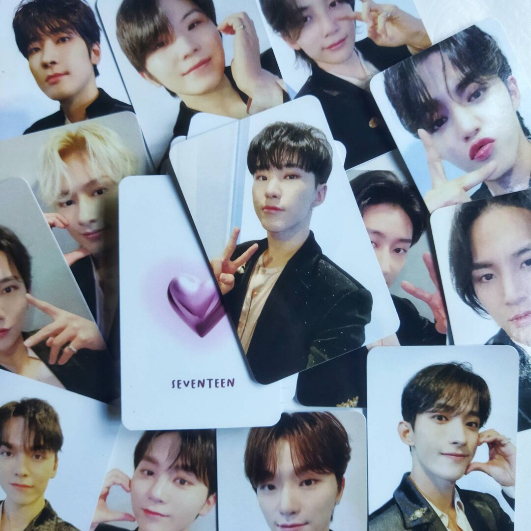 SEVENTEEN FANMADE PHOTOCARDS Part 2 - Etsy