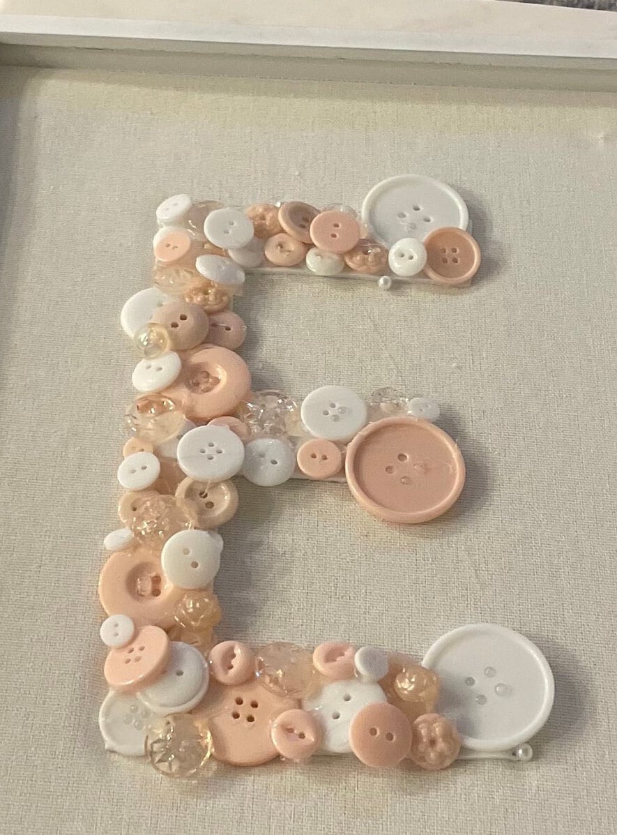 Personalized Button Decor - Etsy
