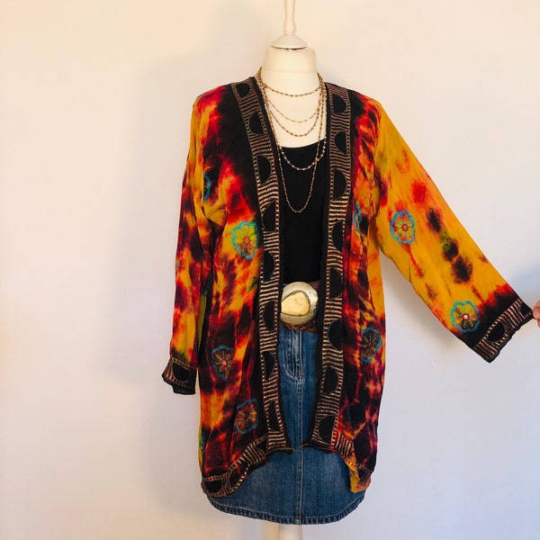 Boho Kimono Duster - Etsy