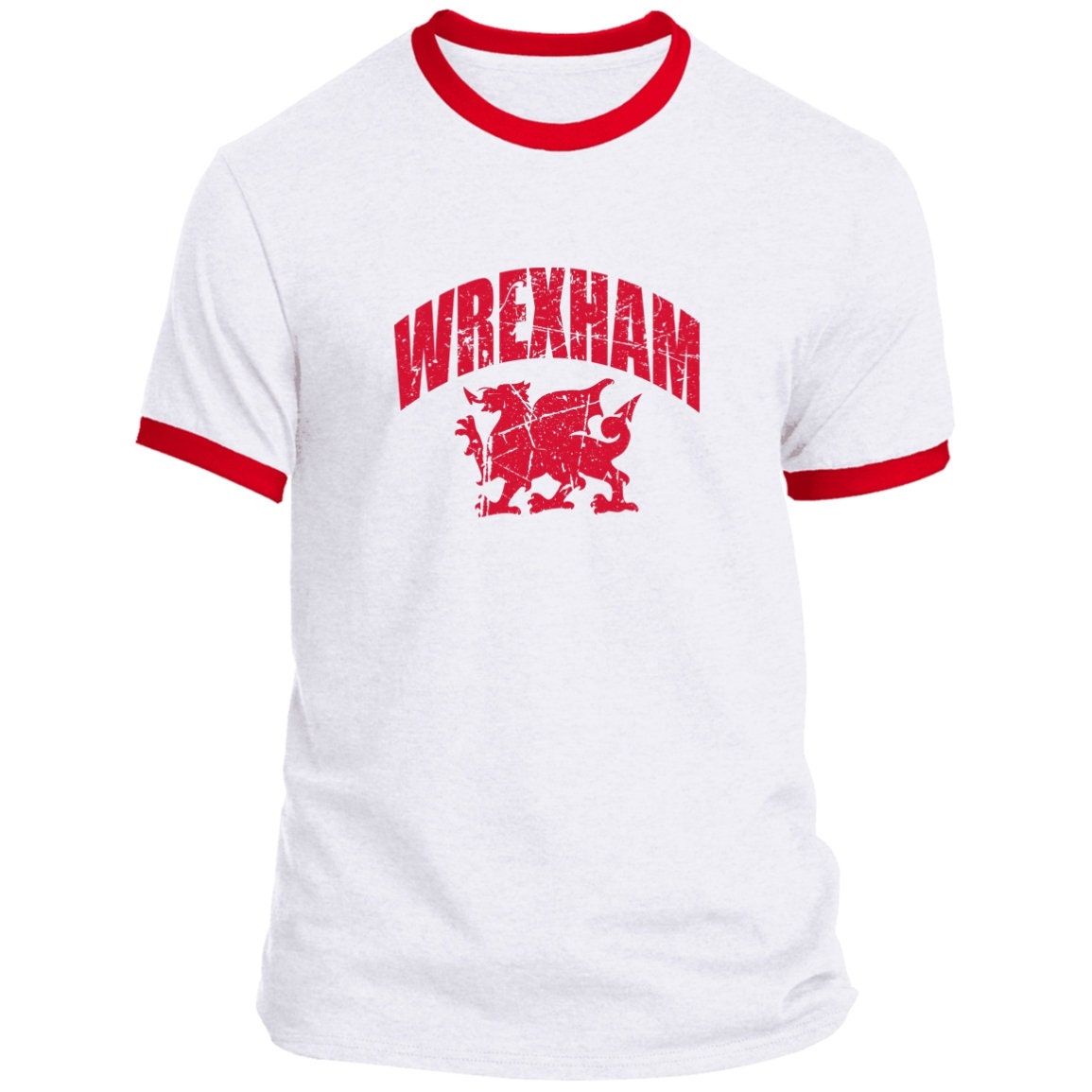 Wrexham Tshirt, Welsh Dragon, Welsh Flag, Gifts for Men, Women, Kids, Students, Football Fans ...
