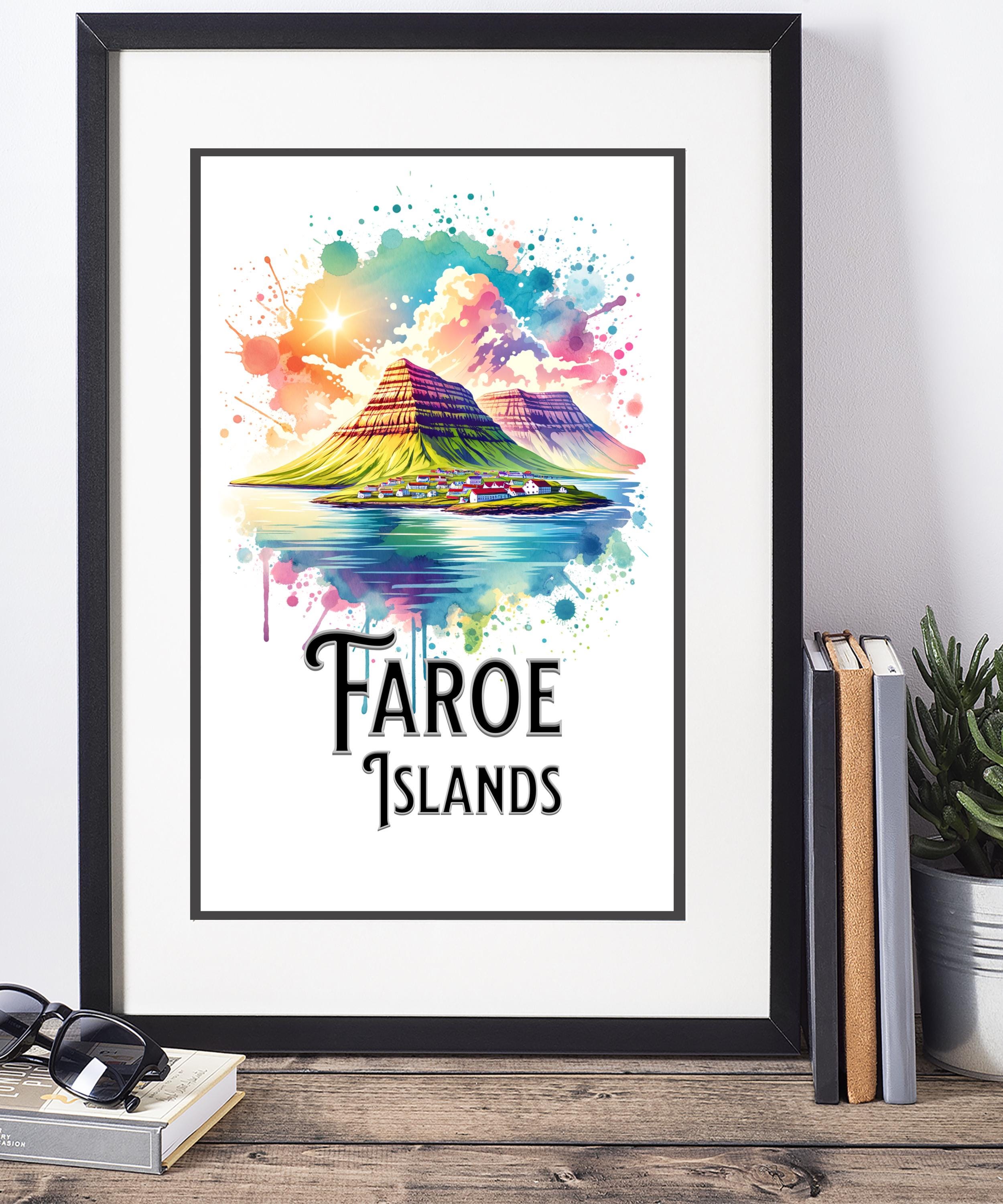 Faroe Islands Poster Faroese Print Digital Download Printable Wall Art ...