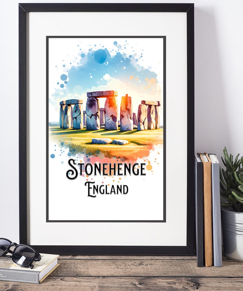 Stonehenge England Poster | Stonehenge Gifts | Stonehenge England ...