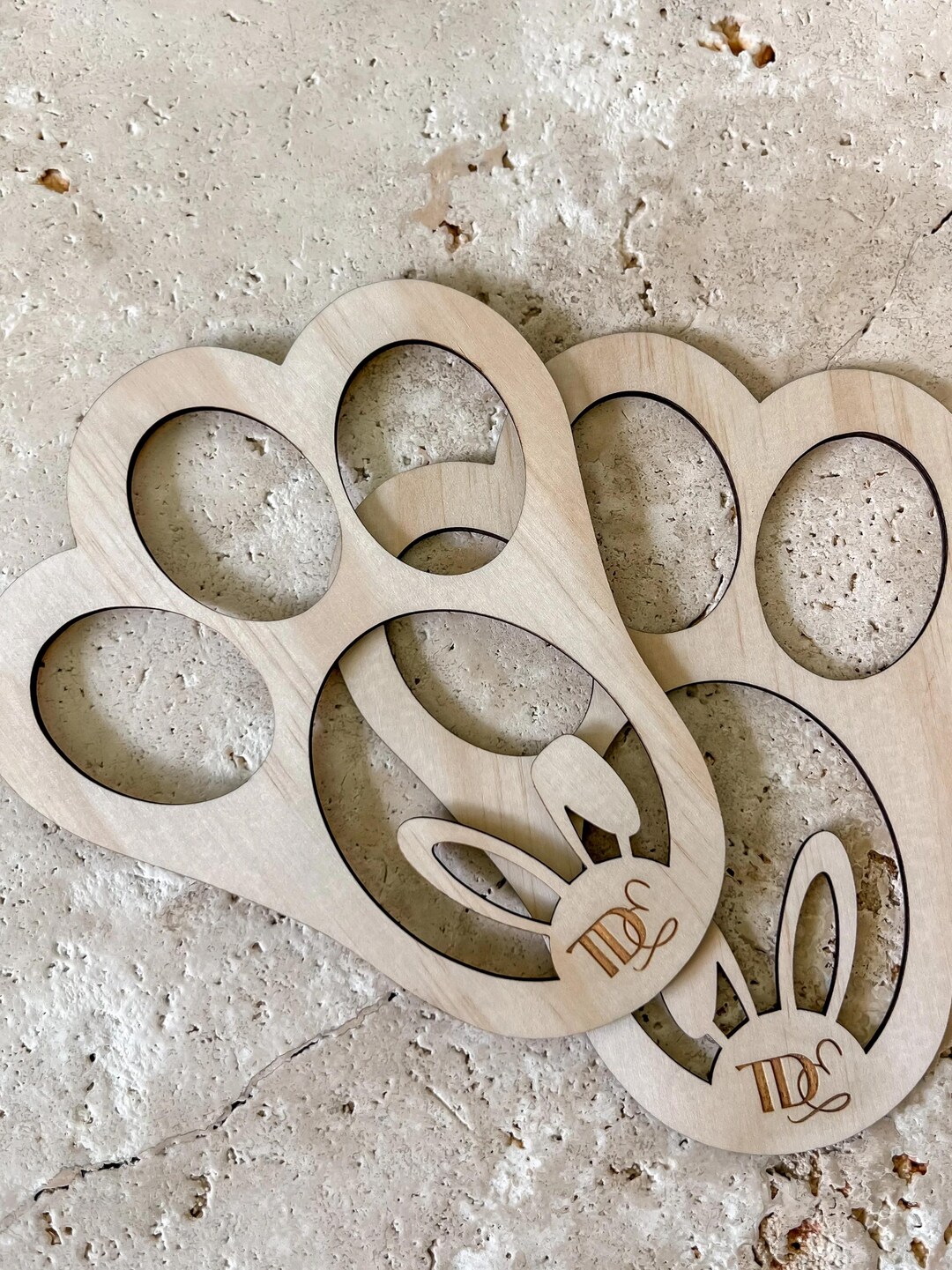 Easter Bunny Feet Stencil, Easter Hunt, Custom, Kids, Gift, Childhood ...