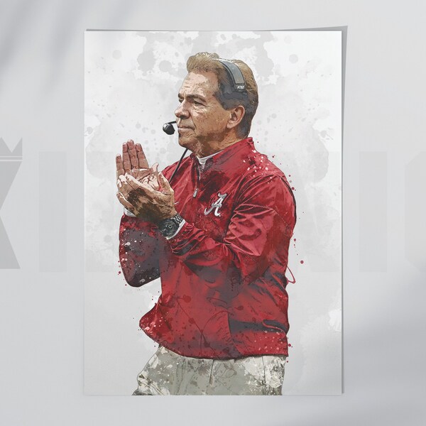 Nick Saban - Etsy