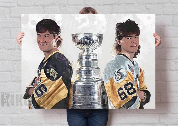 Mario Lemieux And Jagr
