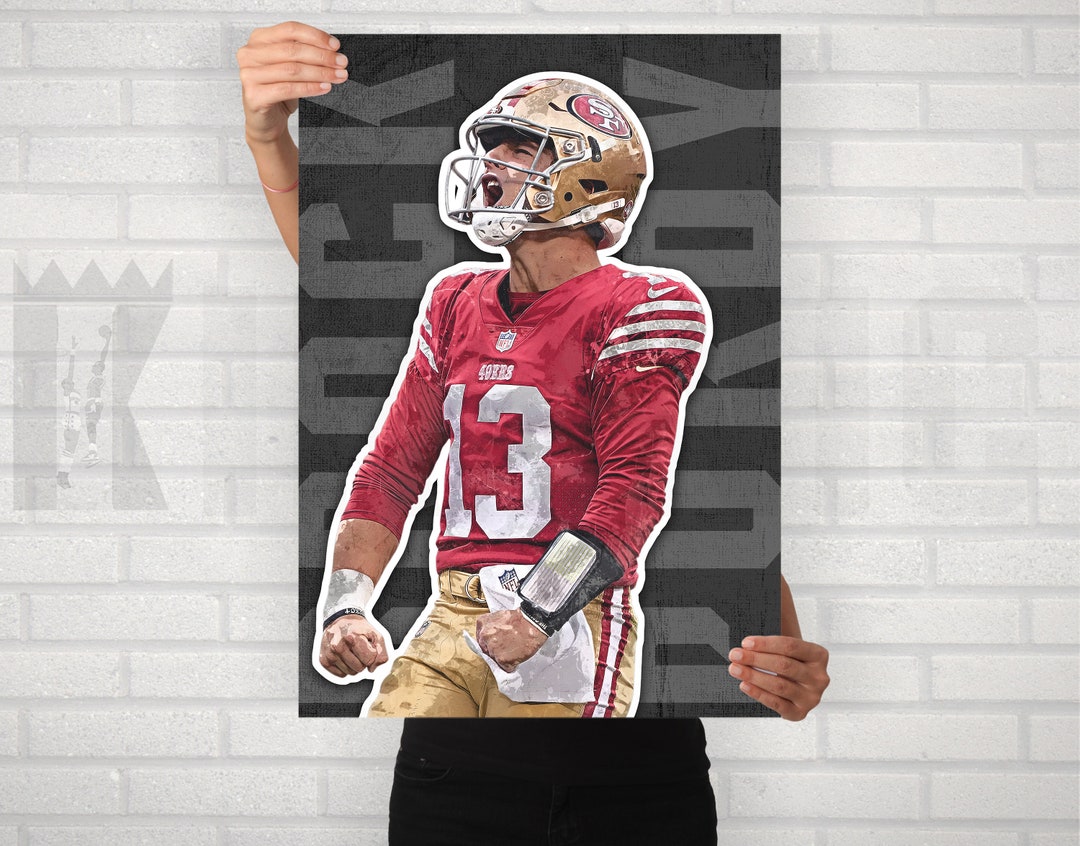 Brock Purdy Poster/canvas Print, San Francisco 49ers Art, Football ...