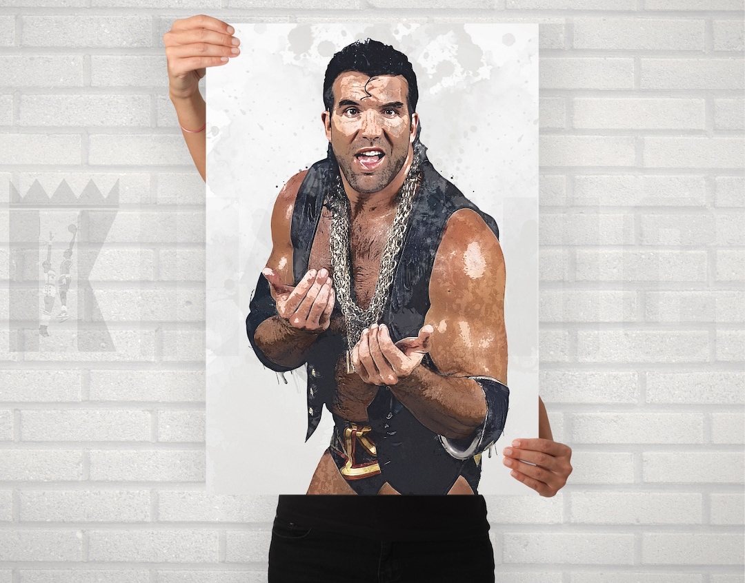 Razor Ramon / Scott Hall Poster/canvas Print, Pro Wrestling Watercolor ...