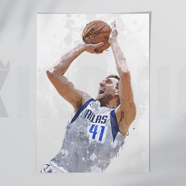 Dirk Nowitzki Poster - Etsy