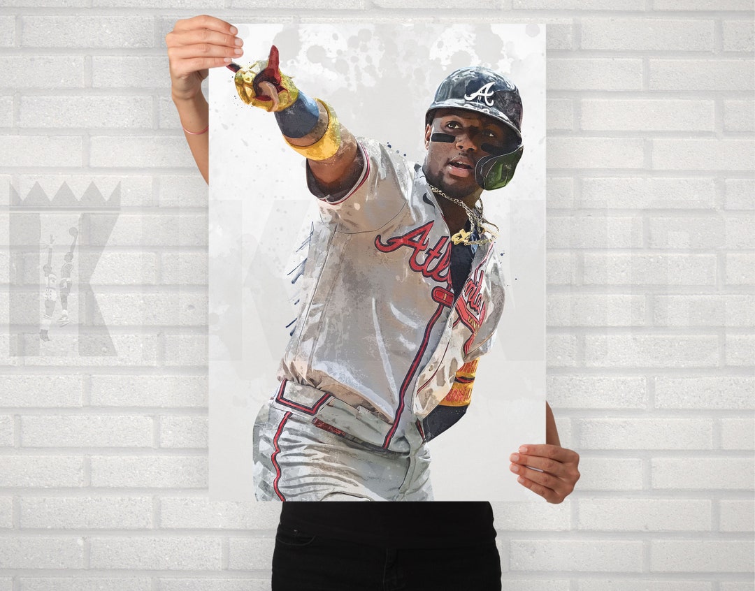 Ronald Acuna Jr Poster/canvas Print v2 Atlanta Braves - Etsy