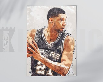 Tim Duncan Wall Art - Etsy