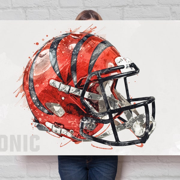 Bengals Helmet Svg - Etsy