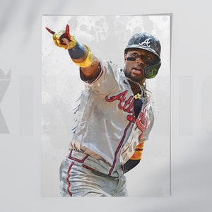 Ronald Acuna Jr Poster/canvas Print v2 Atlanta Braves - Etsy