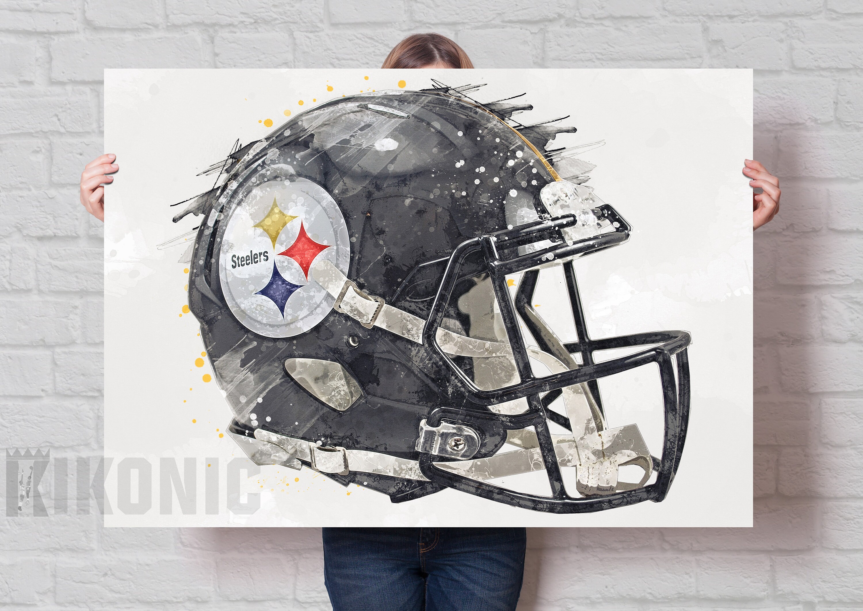 Watercolor Art Steelers