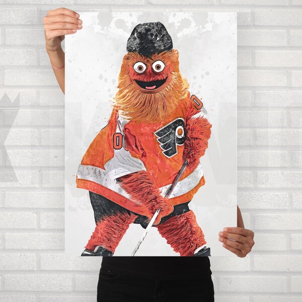 Philadelphia Mascot Poster - Etsy