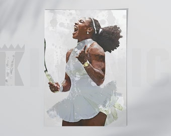 Serena Williams Art Print - Etsy