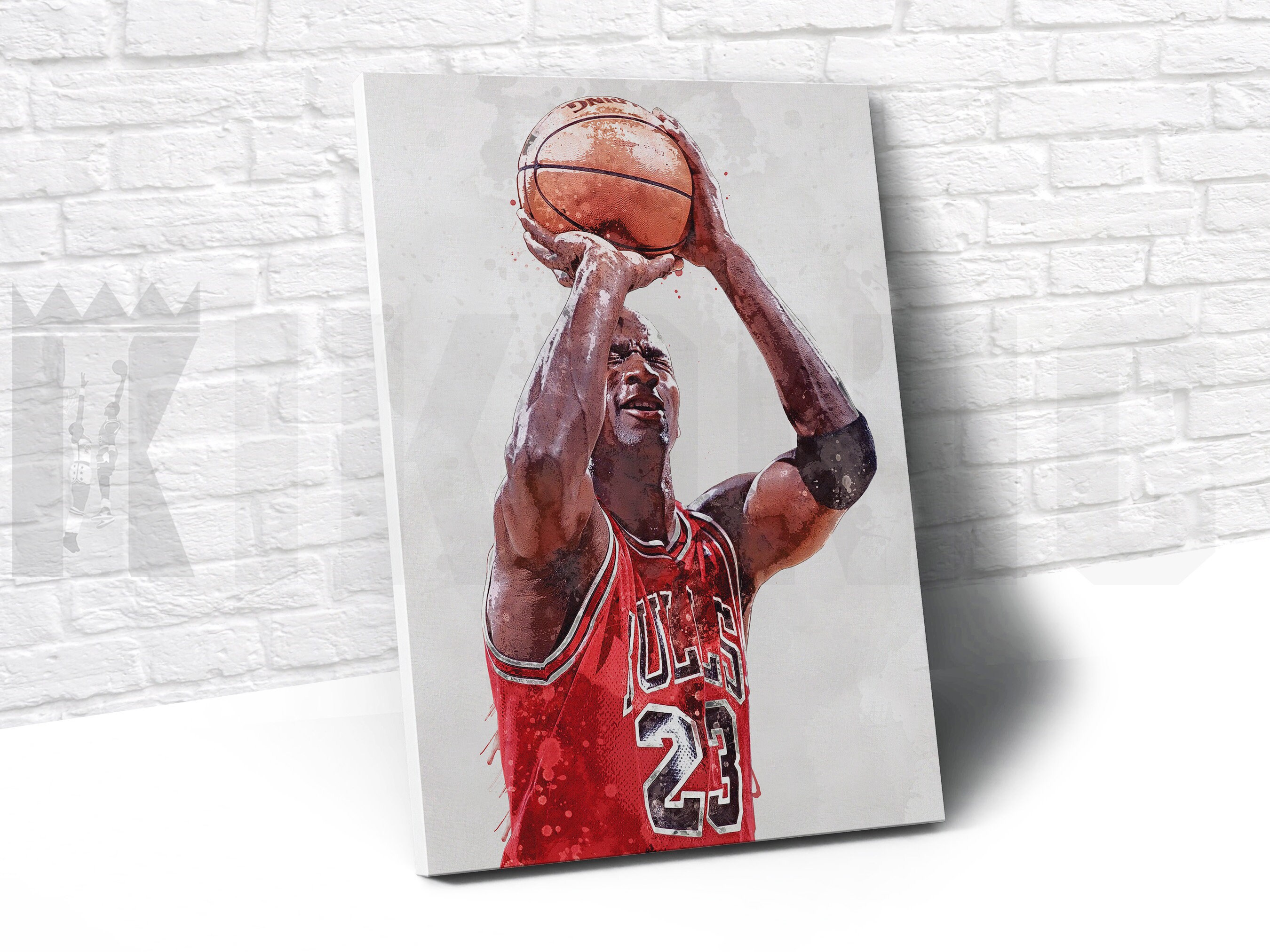 Michael Jordan 'Eyes Closed Shot' Poster sold by Christopher Brown ...