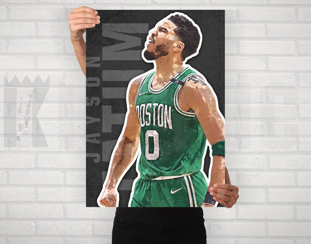 Jayson Tatum Poster/canvas Print Boston Celtics Art - Etsy