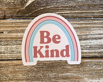Be Kind Rainbow Kindness Art Print Digital - Etsy