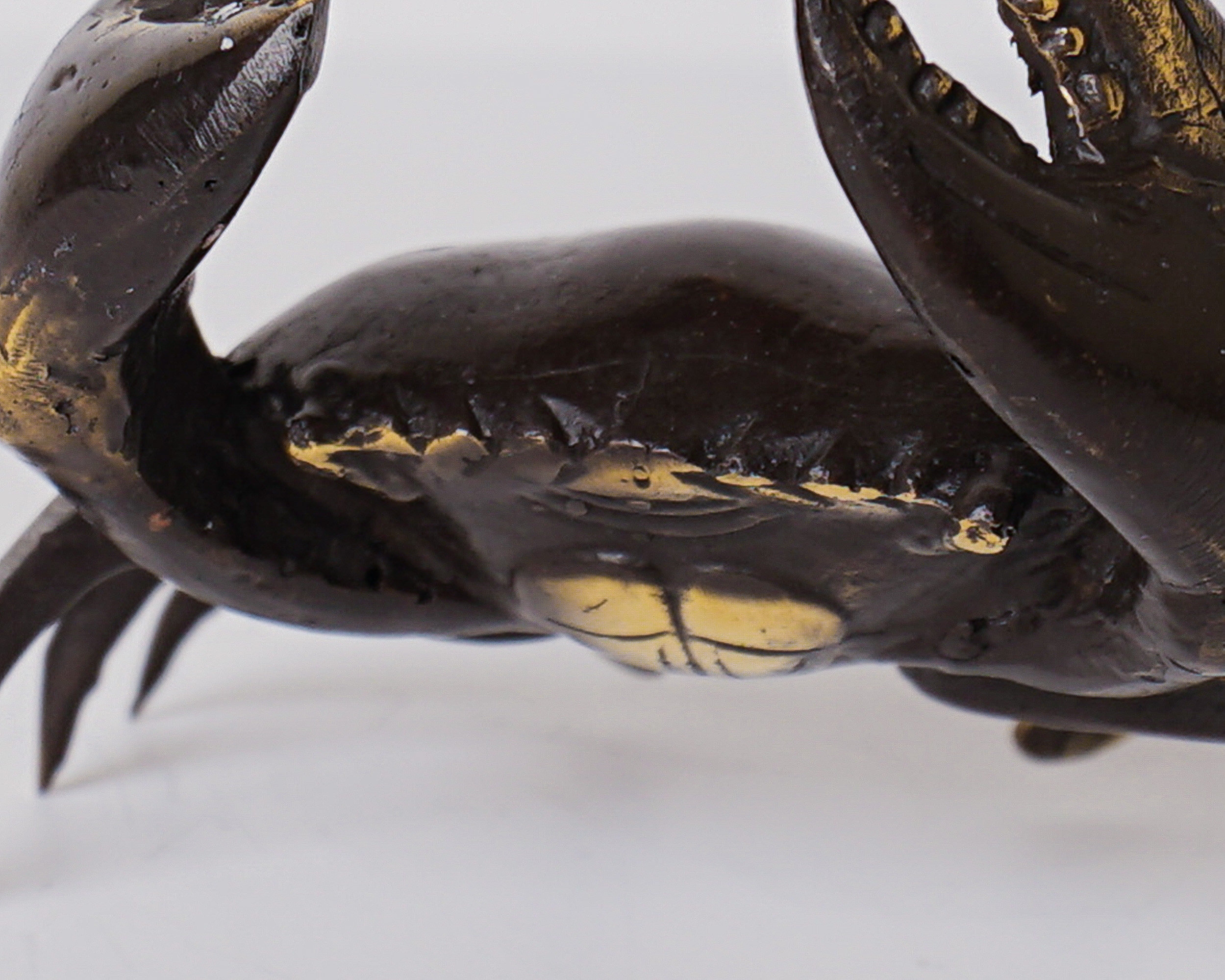 Bronze Crab Statue 3 Animal Figurine Ocean Handmade | Etsy