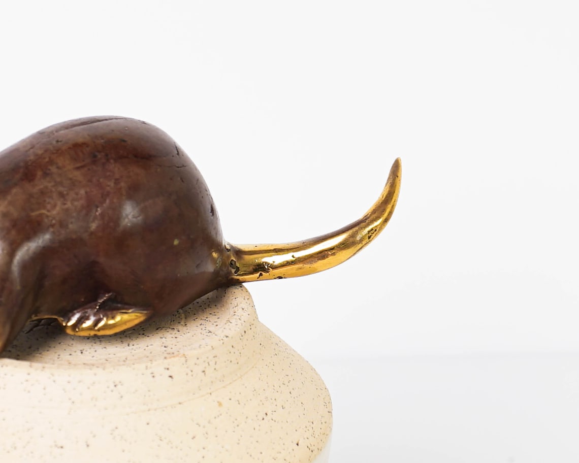 Bronze Mouse Figurine Animal Statue Brass Decor Animal | Etsy