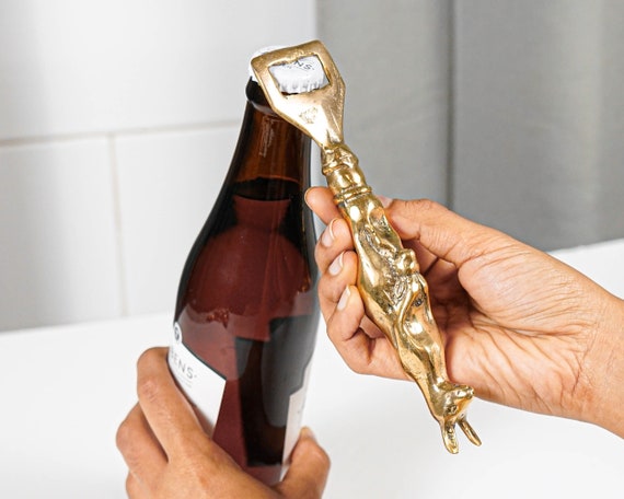 Kangaroo Bottle Opener 6.5 Solid Brass Kitchen Decor - Etsy