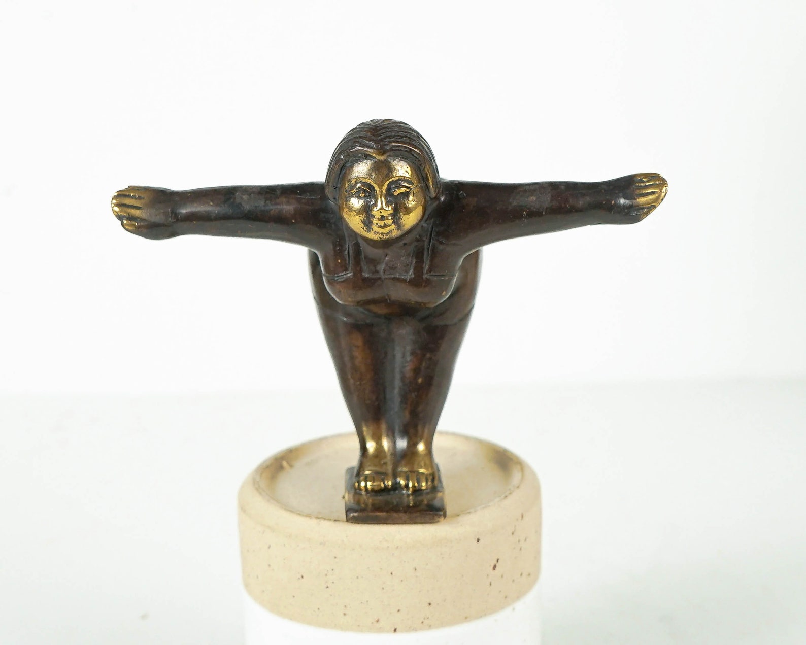 Bronze Balancing Beautiful Woman Sculpture Body Positivity - Etsy