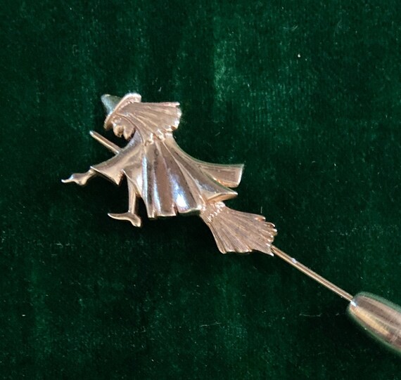 vintage gold witch - Gem