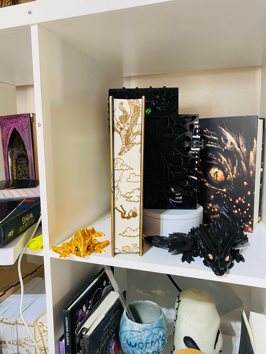 Laser Engraved Book Edges| Dragon Design | Fantasy Collector Edition ...