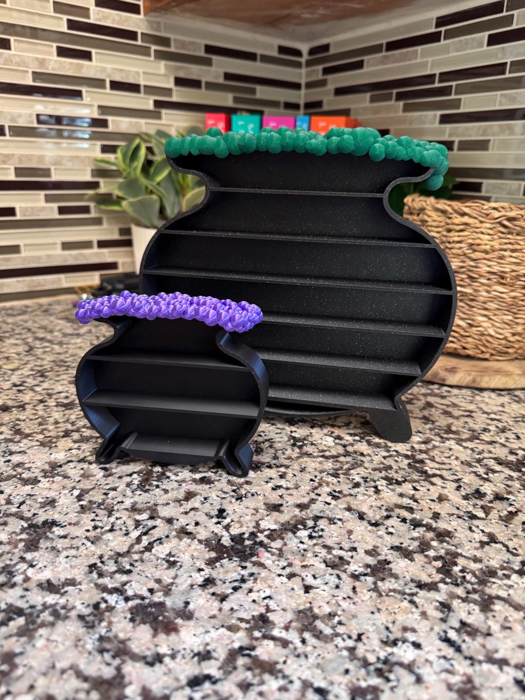 Miniature Cauldron Shelf With Detachable Bubble Top 3D Print File ...