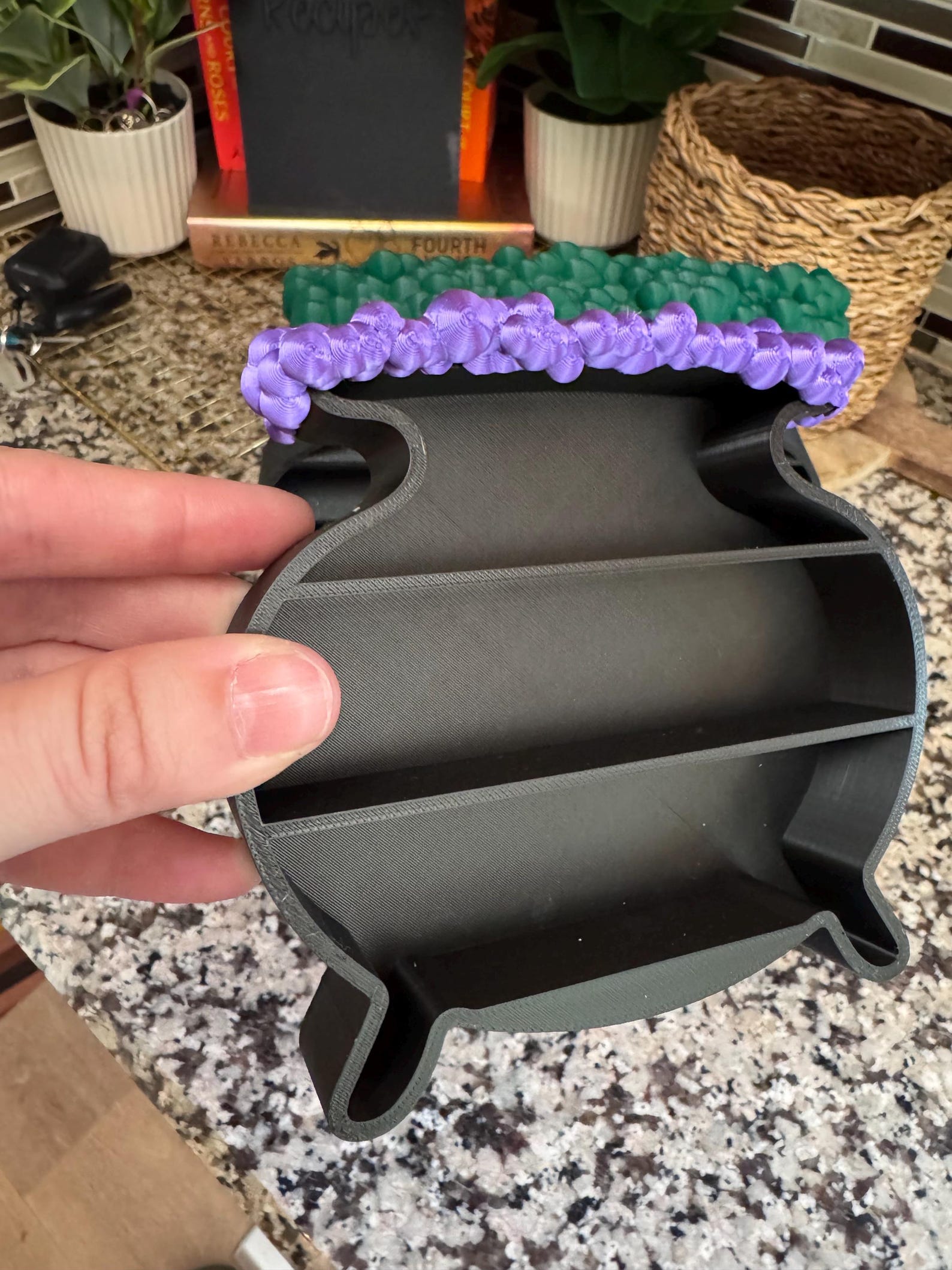 Miniature Cauldron Shelf With Detachable Bubble Top 3D Print File ...