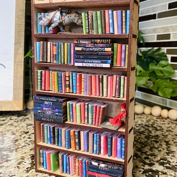 Mini Book Shelf for Mini Books - Etsy