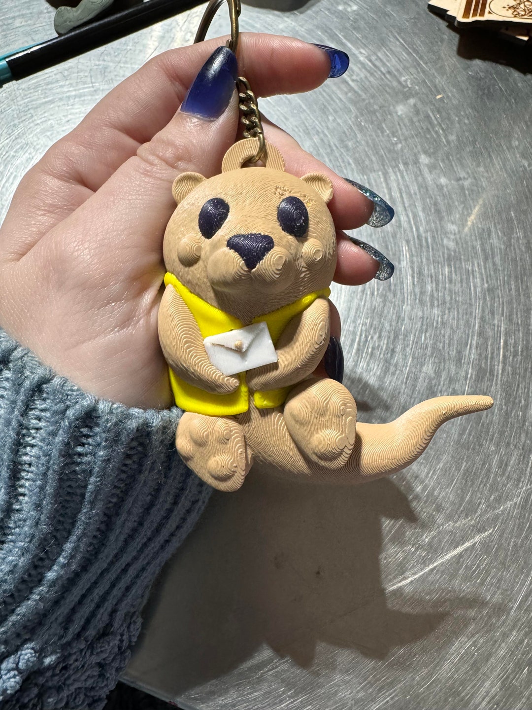 Mail Otter Keychain Crescent City Inspired 3D Printed SJM Designed by ...