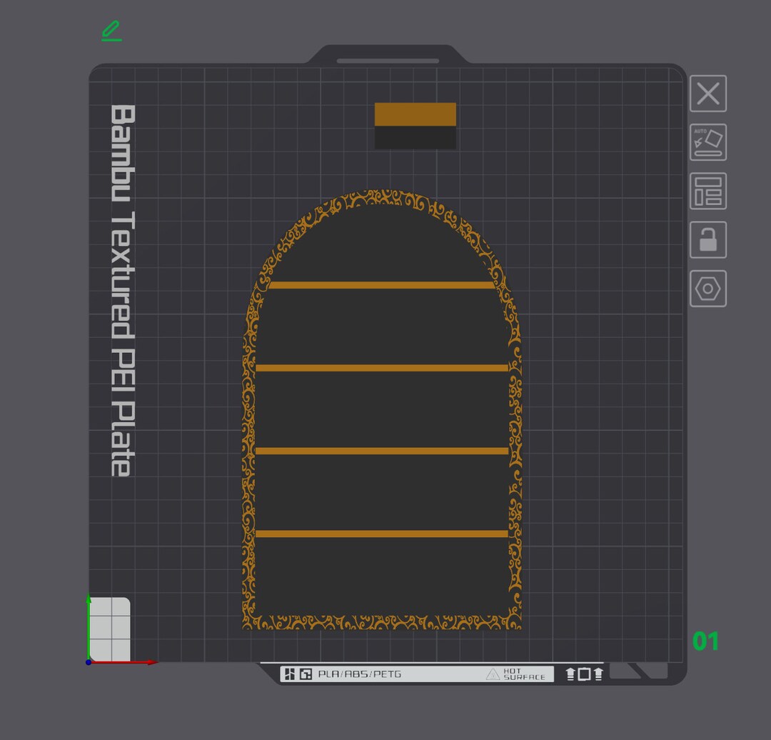 Miniature Arch Shelf STL Instant Download File | STL FILE | Bambu ...